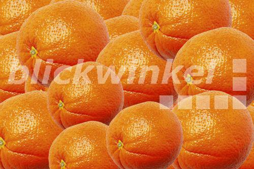 blickwinkel - Orange, Apfelsine (Citrus sinensis), Fruechte - orange ...