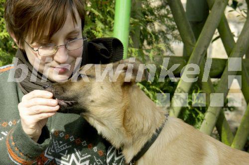 blickwinkel - Frau und Hund - woman with a dog, Germany, Ruhr Area - F8 ...