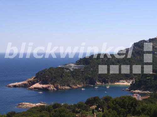 blickwinkel - Blick auf die Bucht Cap de Begur, Spanien, Costa Brava ...