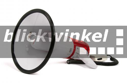 blickwinkel - Sprachrohr, Fluestertuete, Megafon, Megaphon - megaphone ...