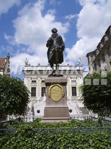 blickwinkel - Johann Wolfgang Goethe-Denkmal, Deutschland, Sachsen ...