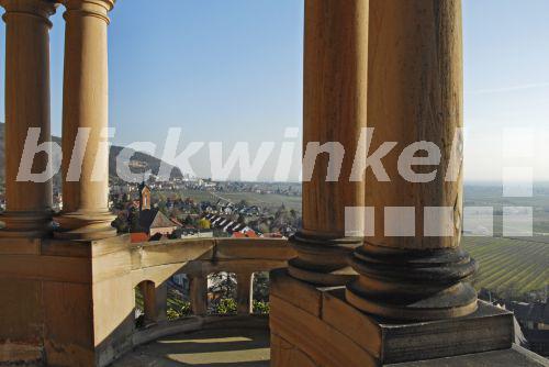 blickwinkel - Blick vom Haardter Schloss auf Haardt, Deutschland ...