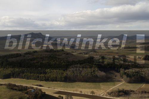 blickwinkel - Hegau, Vulkanlandschaft mit erloschene Vulkanen, Blick ...
