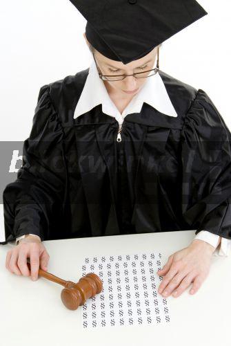 blickwinkel - Richterin mit Paragraphen - female judge with paragraphs ...