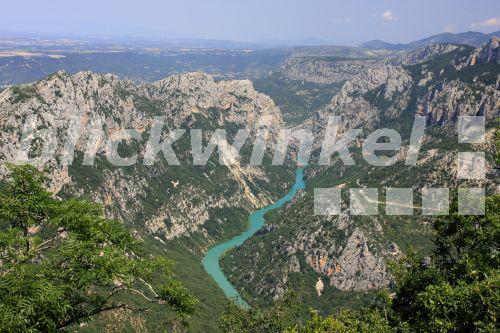blickwinkel - Verdon-Schlucht, Corniche Sublime, Frankreich - Verdon ...