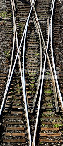blickwinkel - Eisenbahnweiche - railway switch - McPHOTO/BilderBox