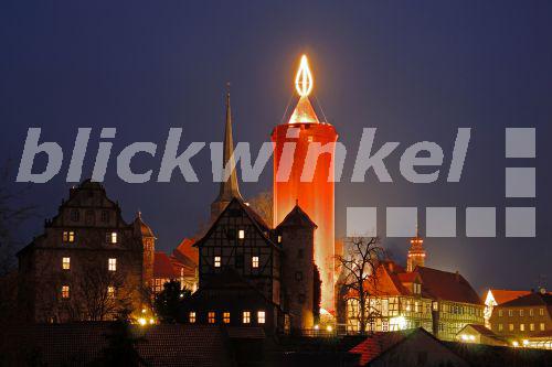 blickwinkel - Burgenstadt Schlitz, Deutschland, Hessen, Schlitz ...