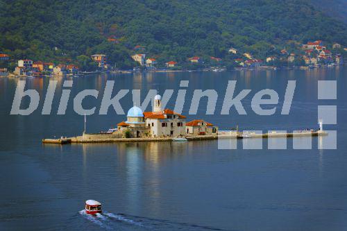 blickwinkel - Klosterinsel Gospa od Skrpjela, Maria vom Felsen in der ...
