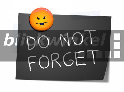 blickwinkel - 3D-Computergrafik, Notizzettel in Grau mit Smiley mit ...